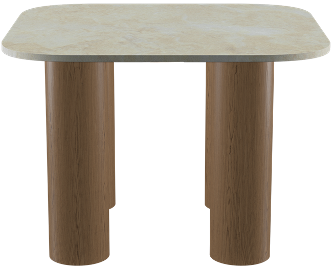 Siena Side Table (Rounded Square) – Harry the hirer